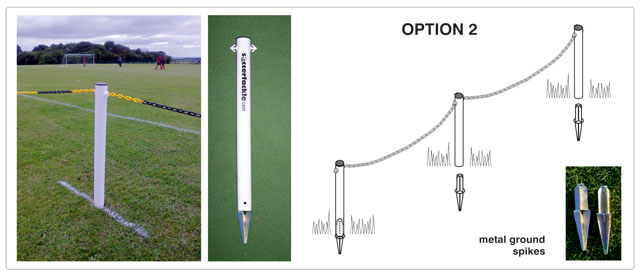 spectator crowd barrier for Junior football